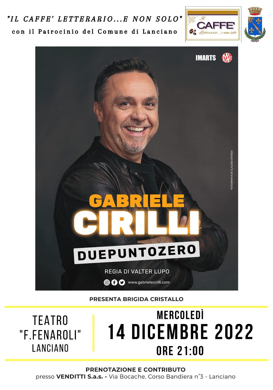 Gabriele Cirilli - Duepuntozero | Chiaro Quotidiano