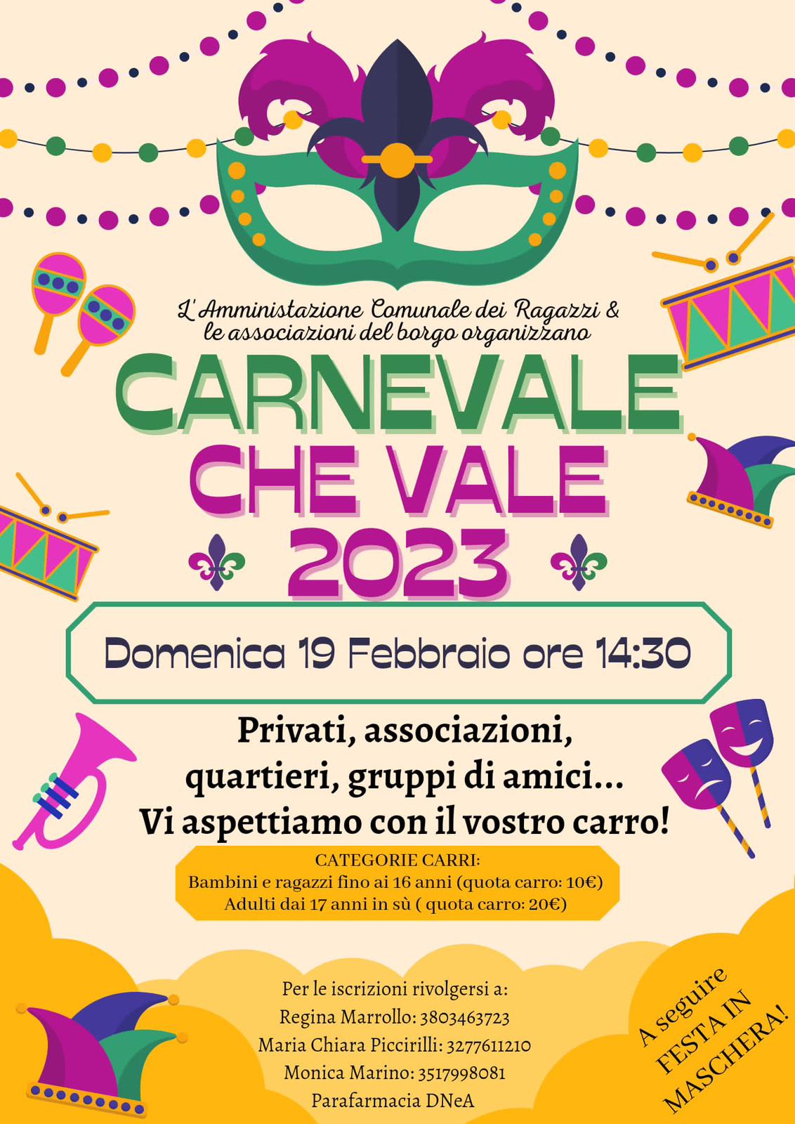 Carnevale che vale 2023 | Chiaro Quotidiano