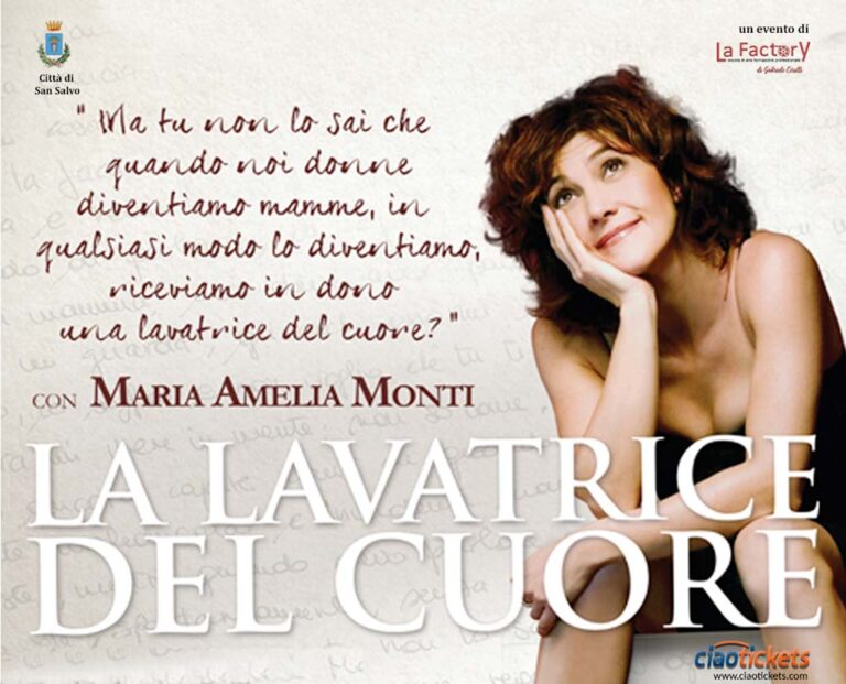 Maria Amelia Monti al centro culturale “Aldo Moro” con “La lavatrice ...