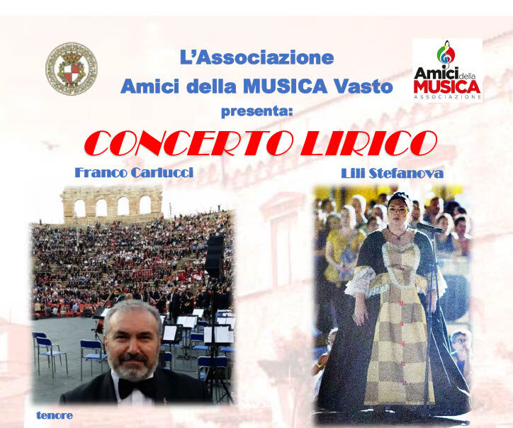Concerto lirico con soprano e tenore: al d'Avalos l'iniziativa degli Amici della musica | Chiaro ...