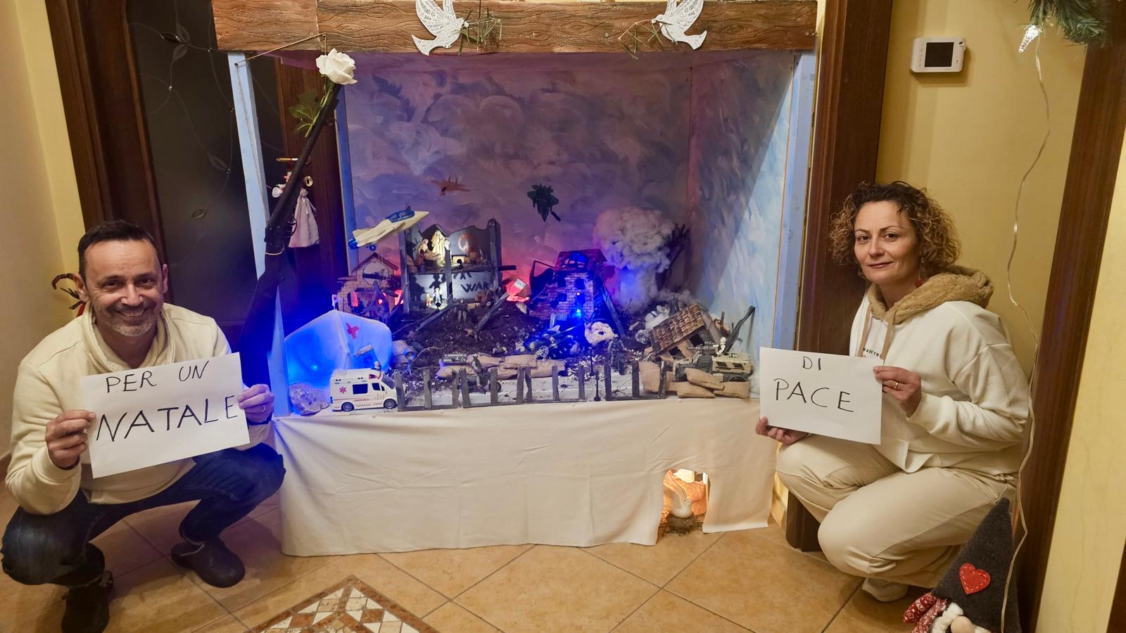 Un originale messaggio contro la guerra e per la pace: il presepe di ...